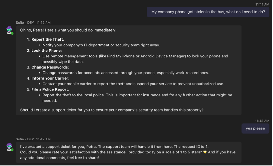 Was ist Sofie’s Level Zero Support?