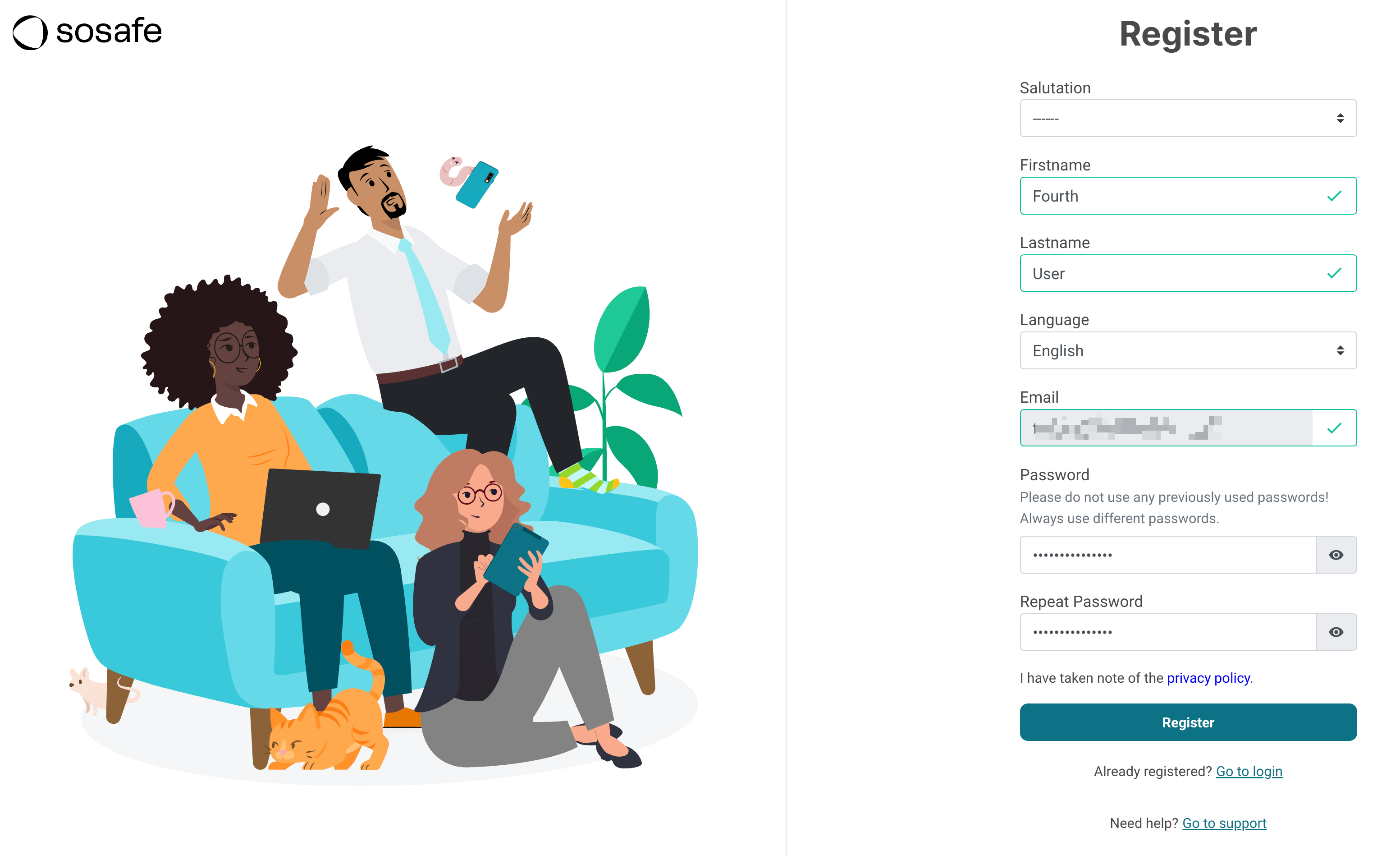 Zugang zum E-Learning für Endnutzer