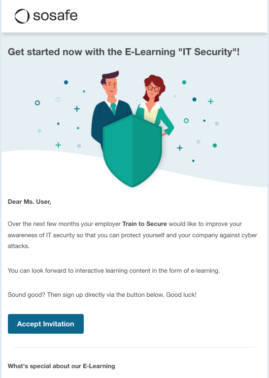Zugang zum E-Learning für Endnutzer