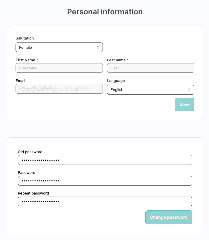 Zugang zum E-Learning für Endnutzer